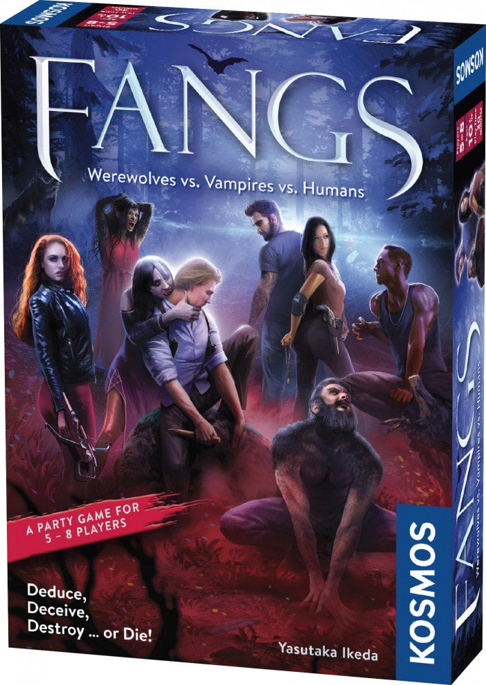 Fangs - Werewolves vs Vampires vs Humans | Boss Boardgames