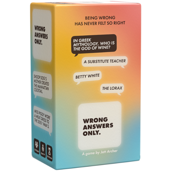 Wrong Answers Only | Boss Boardgames